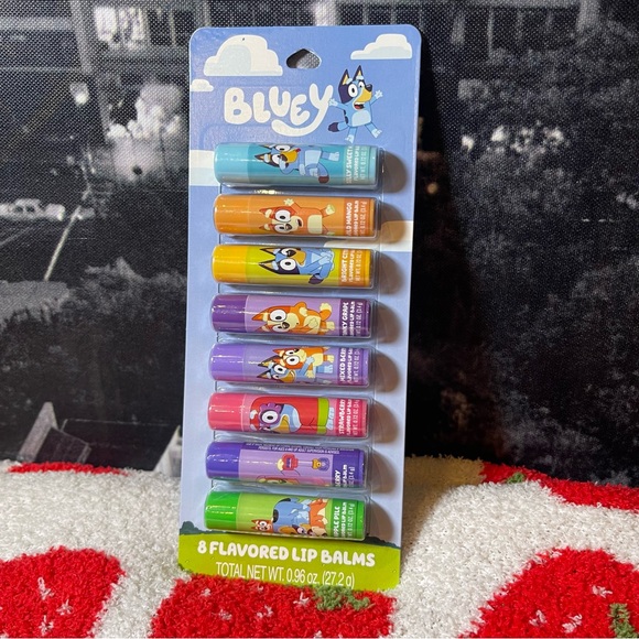 Bluey | Makeup | Brand New Bluey Characters Flavored Lip Balms Set ...